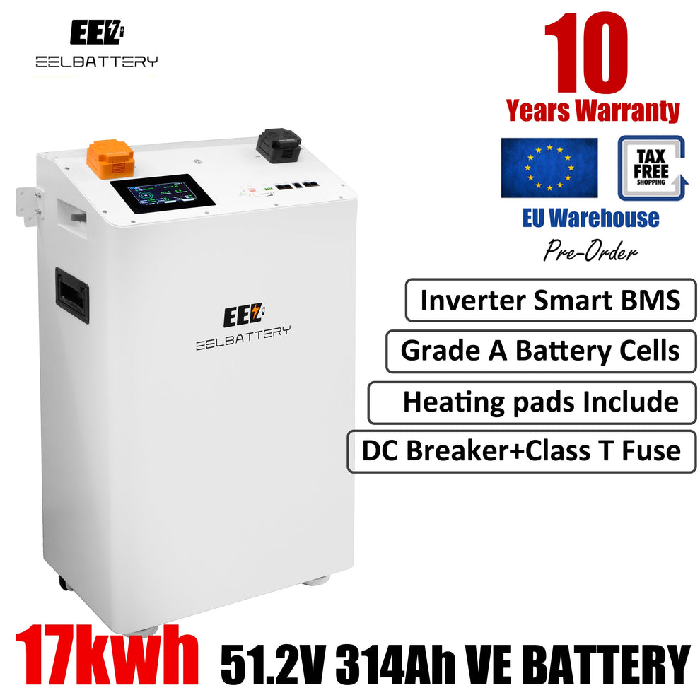 EU Stock-48V 17Kwh EEL Vertical LiFePO4 Battery Pack Home Solar Energy ...